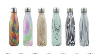 China Matte Cola Shaped Water Bottle Stainless Steel Frosted Portable Insulation Thermal for sale