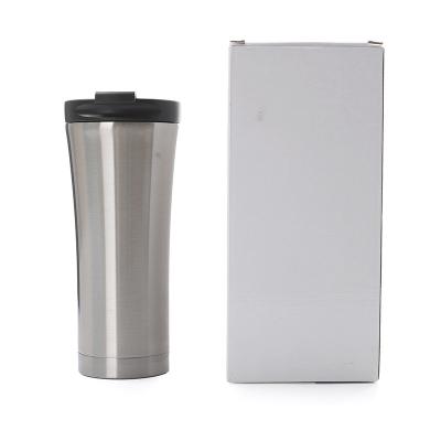 China 17oz Skinny Vacuum Insulated Travel Mug Cup Double Walled Stainless Steel for sale
