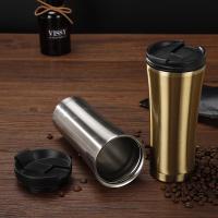 China 17oz Skinny Vacuum Insulated Travel Mug Cup Double Walled Stainless Steel for sale