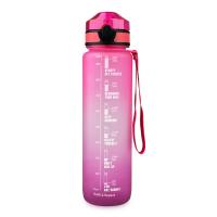 China Dust Proof Lid Sport Outdoor Drink Water Bottle Gradient Color Design for sale