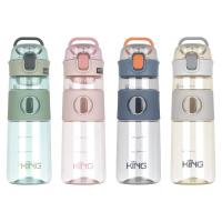 China Light Weight Touch Open Bpa Free Plastic Bottle With Silicone Handle for sale