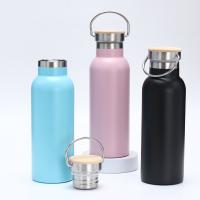 China Double Wall Vacuum Design Stainless Steel Water Bottles Portable for sale