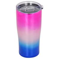 China 30oz Double Wall Tumbler With Flip Top Lid Straw And Cleaning Brush for sale