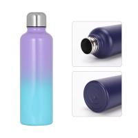China 18/8 Stainless Steel Customized Color Water Bottle With Logo for sale