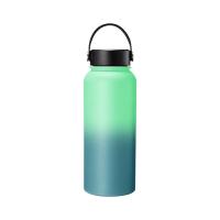 China Gradient Color Stainless Steel Double Wall Drink Bottle Customized Design for sale