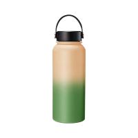 China Gradient Color Stainless Steel Double Wall Drink Bottle Customized Design for sale