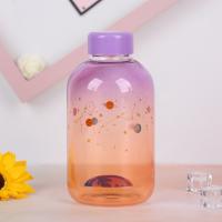 China Single Wall High Borosilicate Glass Drink Water Bottle Personalized for sale