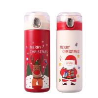 China Christmas Cartoon 304 Stainless Steel Winter Water Bottles 500ml for sale