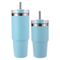 China Custom 30oz Insulated Tumbler With Lid And Straws for sale