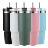 China 30oz Powder Coated Travel Mug 18/8 Stainless Steel for sale