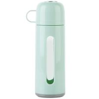 China Unbreakable Plastic Cover Portable Glass Water Bottles With Drink Cup for sale