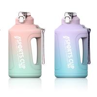 China Sport Gym Recommend Use Bpa Free Plastic Drink Water Bottles Large Capacity for sale