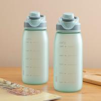 China Matte Color Finish Hydra Tritan Plastic Bottles With Time Marker Design for sale