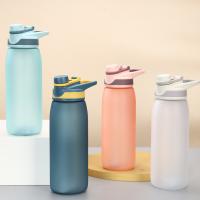 China Matte Color Finish Hydra Tritan Plastic Bottles With Time Marker Design for sale