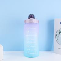 China Outdoor Portable Big Volume Drink Bottles Mugs Gradient Color Unique Design for sale