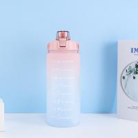 China Outdoor Portable Big Volume Drink Bottles Mugs Gradient Color Unique Design for sale