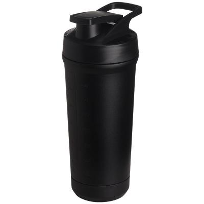 China Black Bpa Free Plastic Smoothie Bottle Blender With Handle for sale