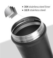 China Black Bpa Free Plastic Smoothie Bottle Blender With Handle for sale