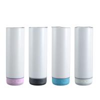 China Music Light Bluetooth Speaker Double Wall Vacuum Flask Insulated Stainless Steel for sale