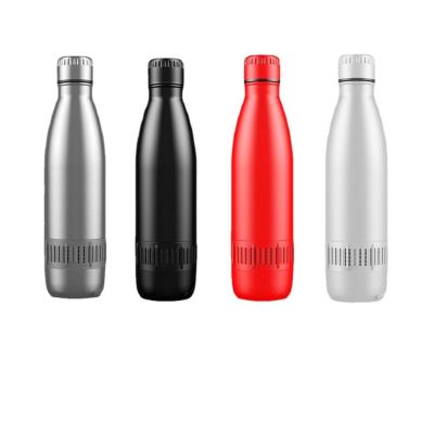 China 800ml Stainless Steel Sports Water Bottles Wireless Speaker Bluetooth Smart for sale