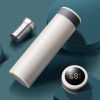 China Double Walled Vacuum Insulated Water Bottle With LED Temperature Display for sale