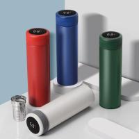 China Double Walled Vacuum Insulated Water Bottle With LED Temperature Display for sale
