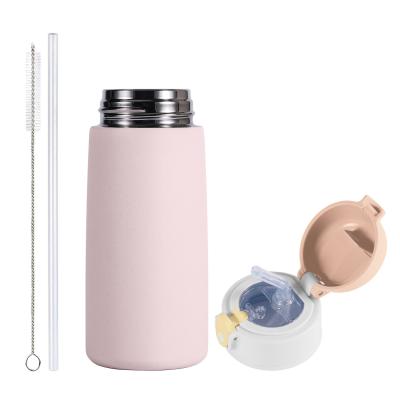 China Sport Double Walled Stainless Steel Vacuum Insulated Kids Water Bottles 16oz for sale