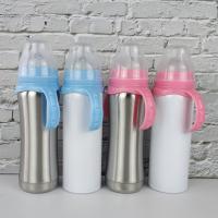 China 350ml Stainless Steel Baby Insulated Feeding Bottle Direct Drinking for sale