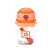 China Kids Children Bpa Free Portable Plastic Bottles Robot Cartoon Character Design for sale