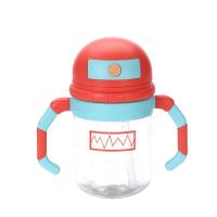 China Kids Children Bpa Free Portable Plastic Bottles Robot Cartoon Character Design for sale