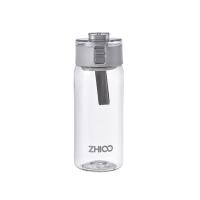 China Different Capacity Plastic Drink Water Bottles With Finger Touch Open Lids for sale