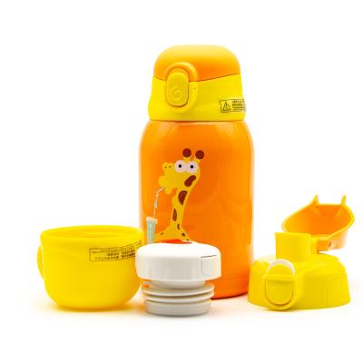 China 480ml Custom Children Kids Vacuum Bottles Cartoon For Travel for sale