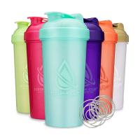 China Promotional Custom Logo BPA Free Plastic Fitness Shaker Bottles for sale