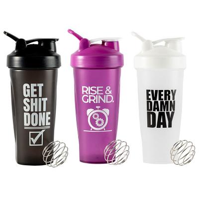 China China factory Customized 28Ounce Black Shaker Bottle Perfect for Protein Shakes and Pre Workout for sale