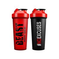 China Custom Logo Fitness Plastic Gym Protein Shaker Bottles Bpa Free for sale