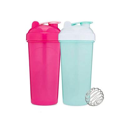 China 28-Ounce BPA Free Gym Shaker Bottle With Wire Ball for sale