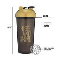 China 28-Ounce BPA Free Gym Shaker Bottle With Wire Ball for sale
