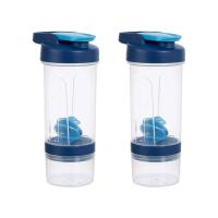 China 20Ounce Custom Sports Gym Fitness Plastic Shaker Bottles for sale