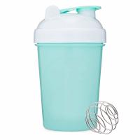 China Dishwasher Safe Custom Logo Fitness Plastic Shaker Bottles 20 OZ 400ml Bpa Free for sale