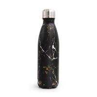 China Gym Double Walled Stainless Steel Marble Water Bottles 350ml 500ml 750ml 1000ml for sale