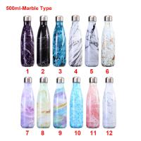 China Vacuum Insulated Powder Coated Water Bottles Stainless Steel for sale