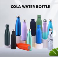 China Vacuum Insulated Powder Coated Water Bottles Stainless Steel for sale