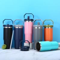 China 30oz Stanley Similar Type Car Travel Tumbler With Handle Stainless Steel 304 Material for sale