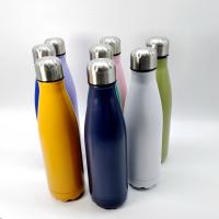 China 500ml Custom Cola Sublimation Drink Bottles Leakproof Sealing Plug For Cup Cover for sale