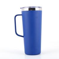 China 24oz Stainless Steel Insulated Coffee Mugs With Handles Keep Beverage Hot & Cold for sale