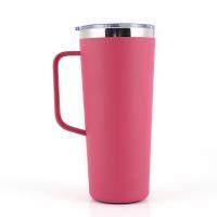 China 24oz Stainless Steel Insulated Coffee Mugs With Handles Keep Beverage Hot & Cold for sale