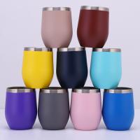 China 12oz 304 Stainless Steel Double Wall Thermos Mug U Shaped for sale