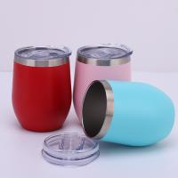 China 12oz 304 Stainless Steel Double Wall Thermos Mug U Shaped for sale