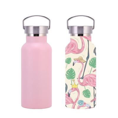 China Double Layer 18/8 Stainless Steel Water Bottles Customized Logo for sale