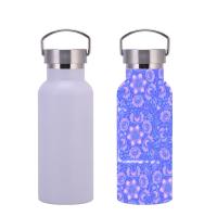 China Double Layer 18/8 Stainless Steel Water Bottles Customized Logo for sale